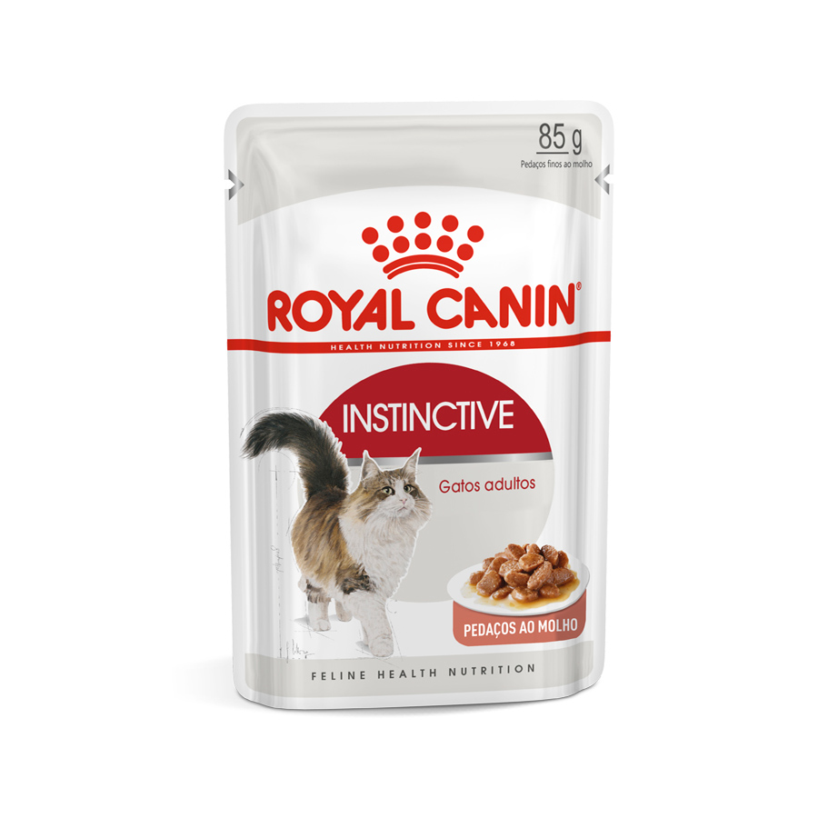 Ração Úmida Royal Canin Sachê Instinctive - Gatos Adultos - 85g - Agro Aves Ração Úmida Royal Canin Sachê Instinctive - Gatos Adultos - 85g - Agro Aves